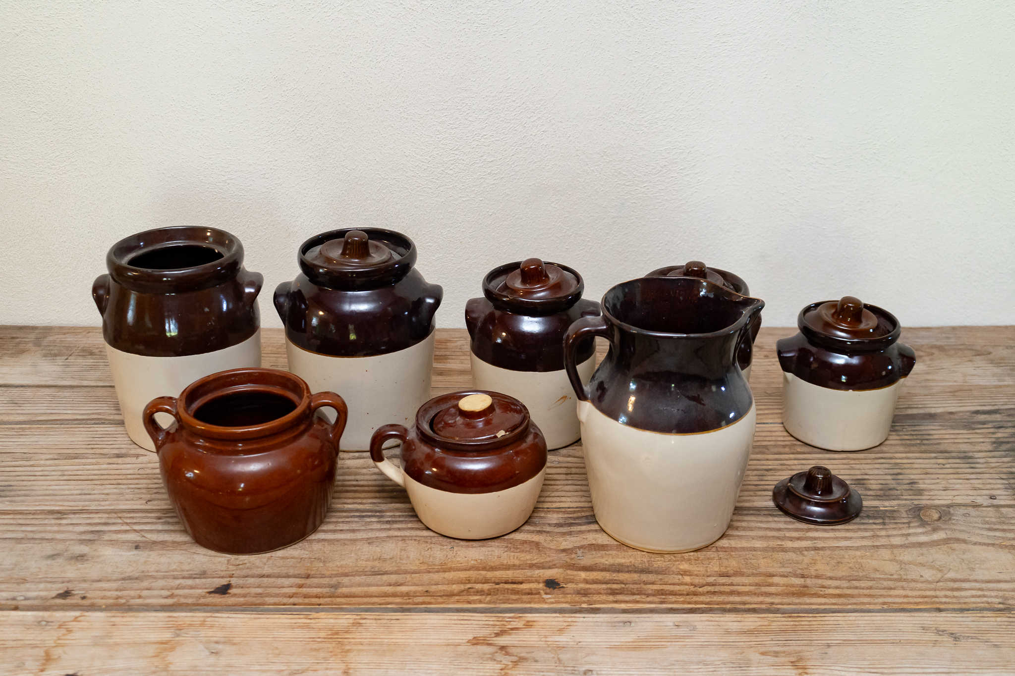 Stoneware Kitchen Set and Bean Pots | Harritt Group, Inc