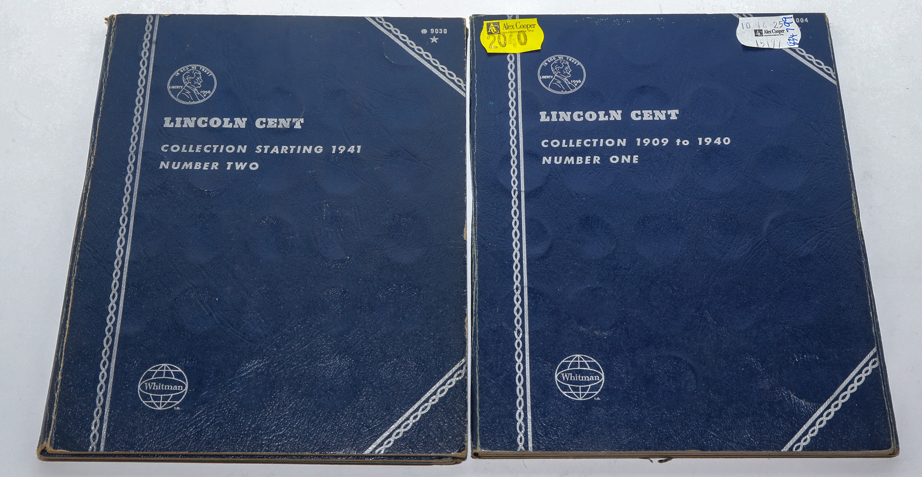 Whitman Lincoln Cent Folders 09-40 & 41 Up | Alex Cooper - Fine Art
