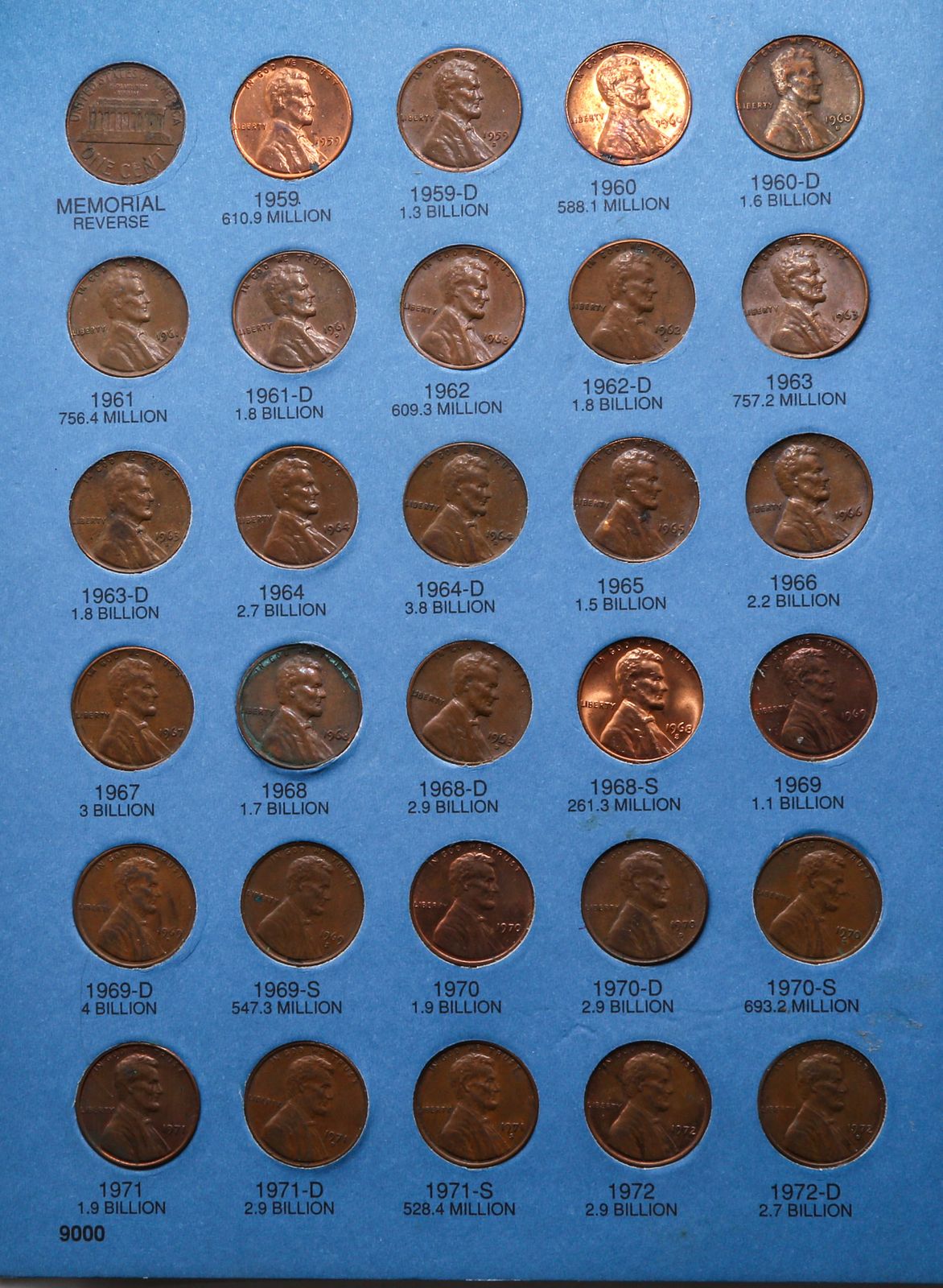 Four Lincoln Cent Whitman Folders | Alex Cooper - Fine Art