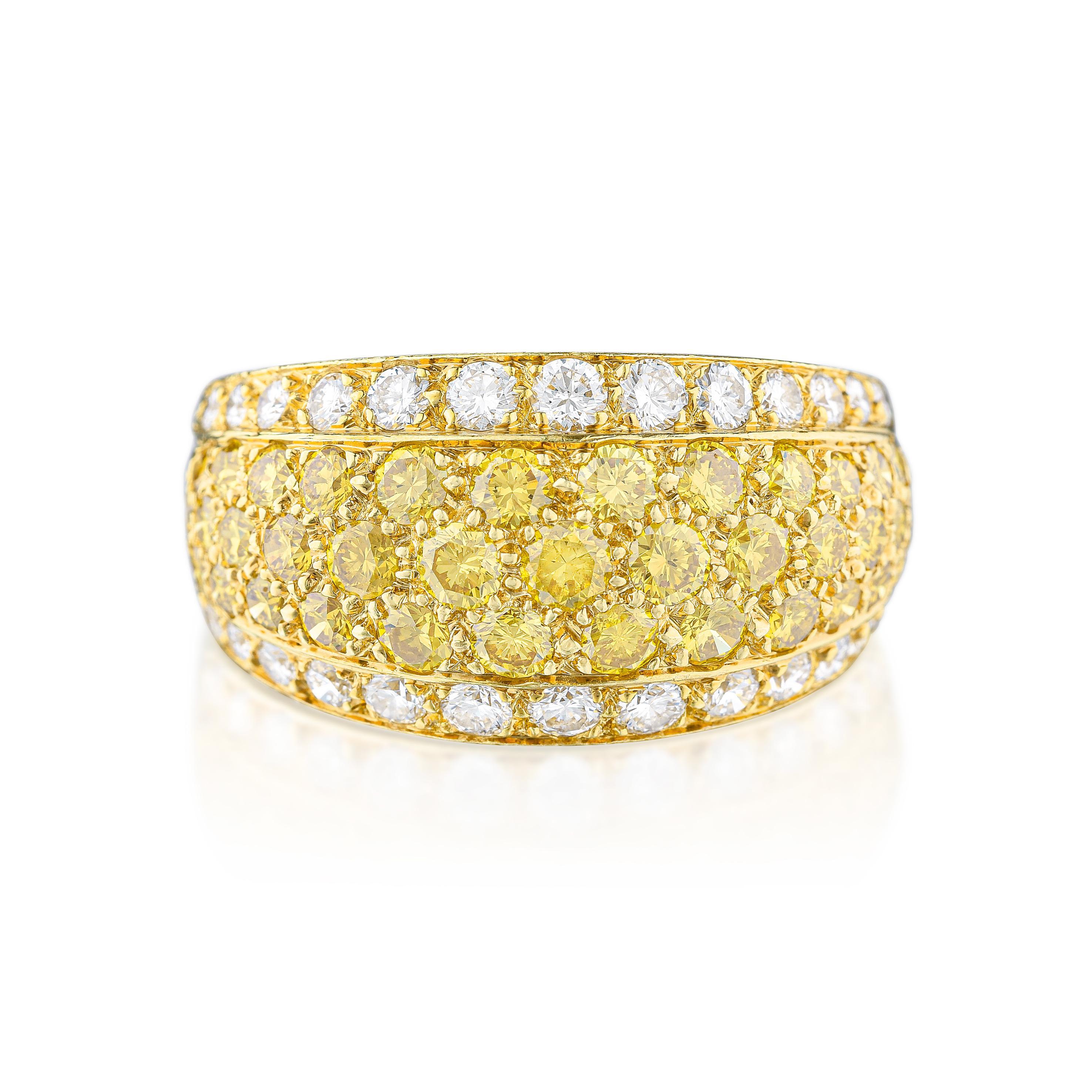 Van Cleef & Arpels Colored Diamond Band - Van Cleef & Arpels | Barnebys