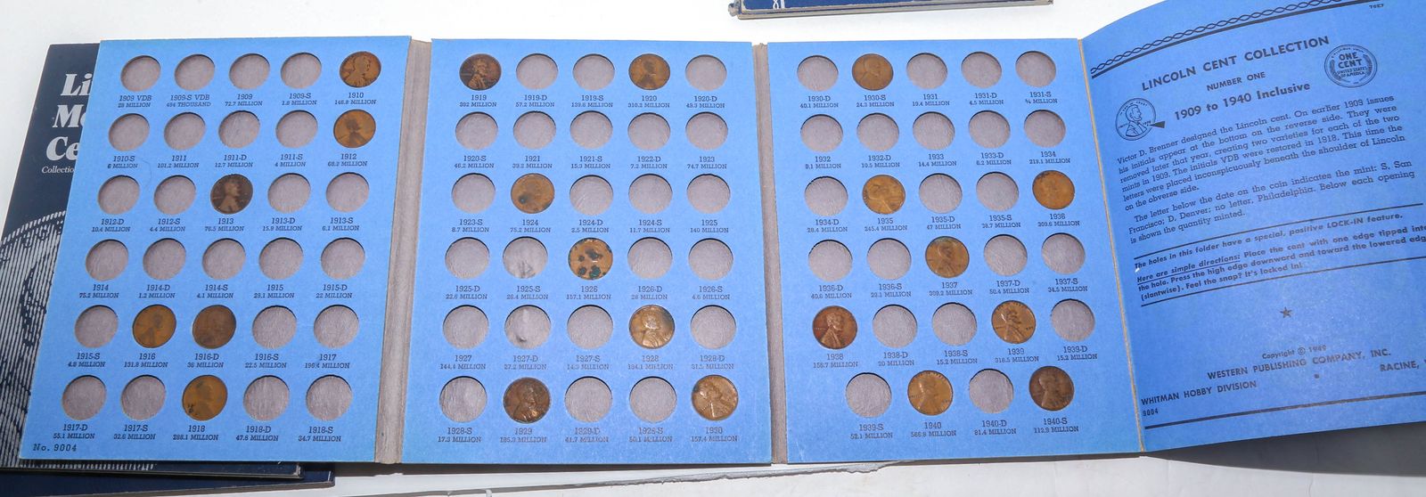 Four Lincoln Cent Whitman Folders | Alex Cooper - Fine Art