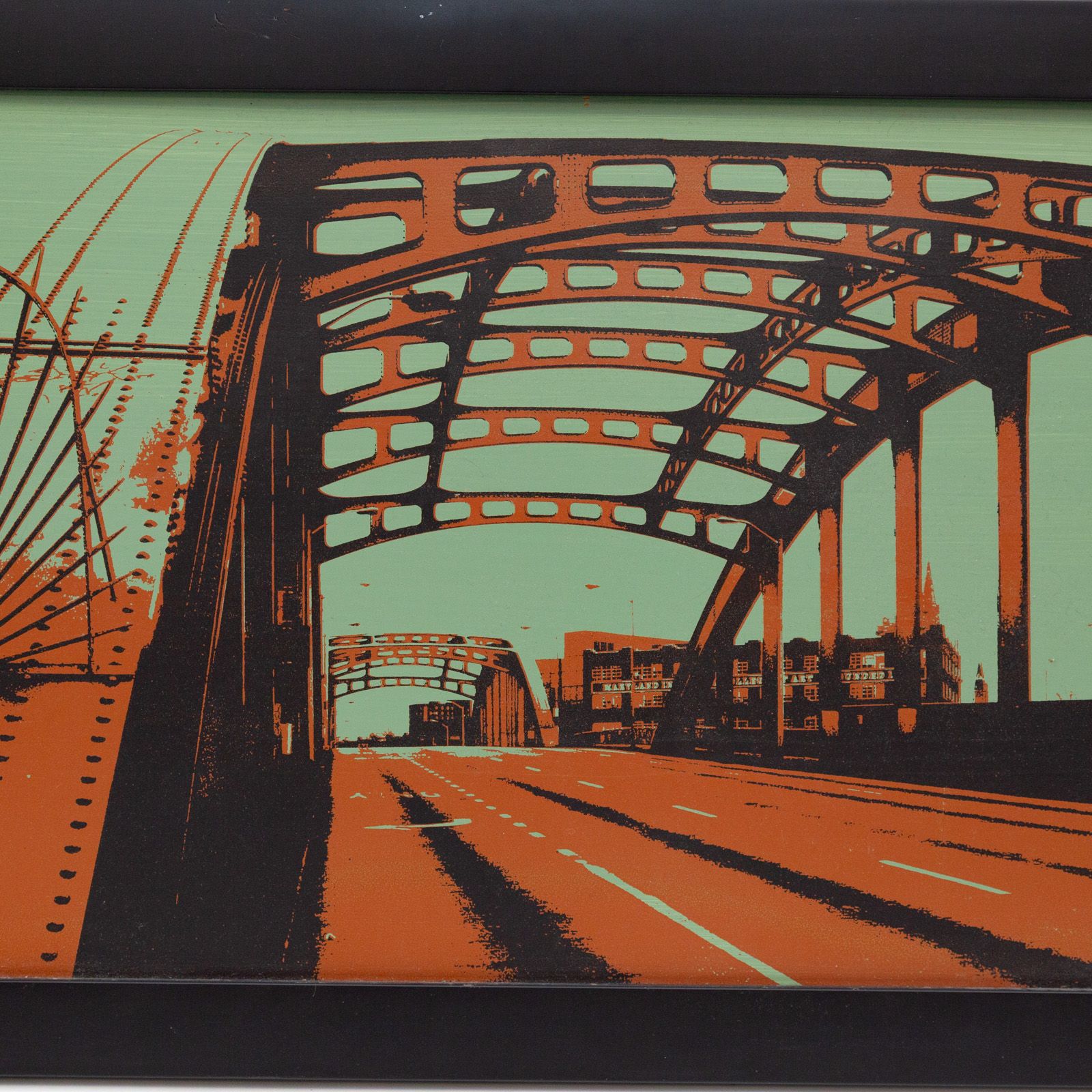 Charlie Barton. Howard Street Bridge, silkscreen | Alex Cooper - Fine Art