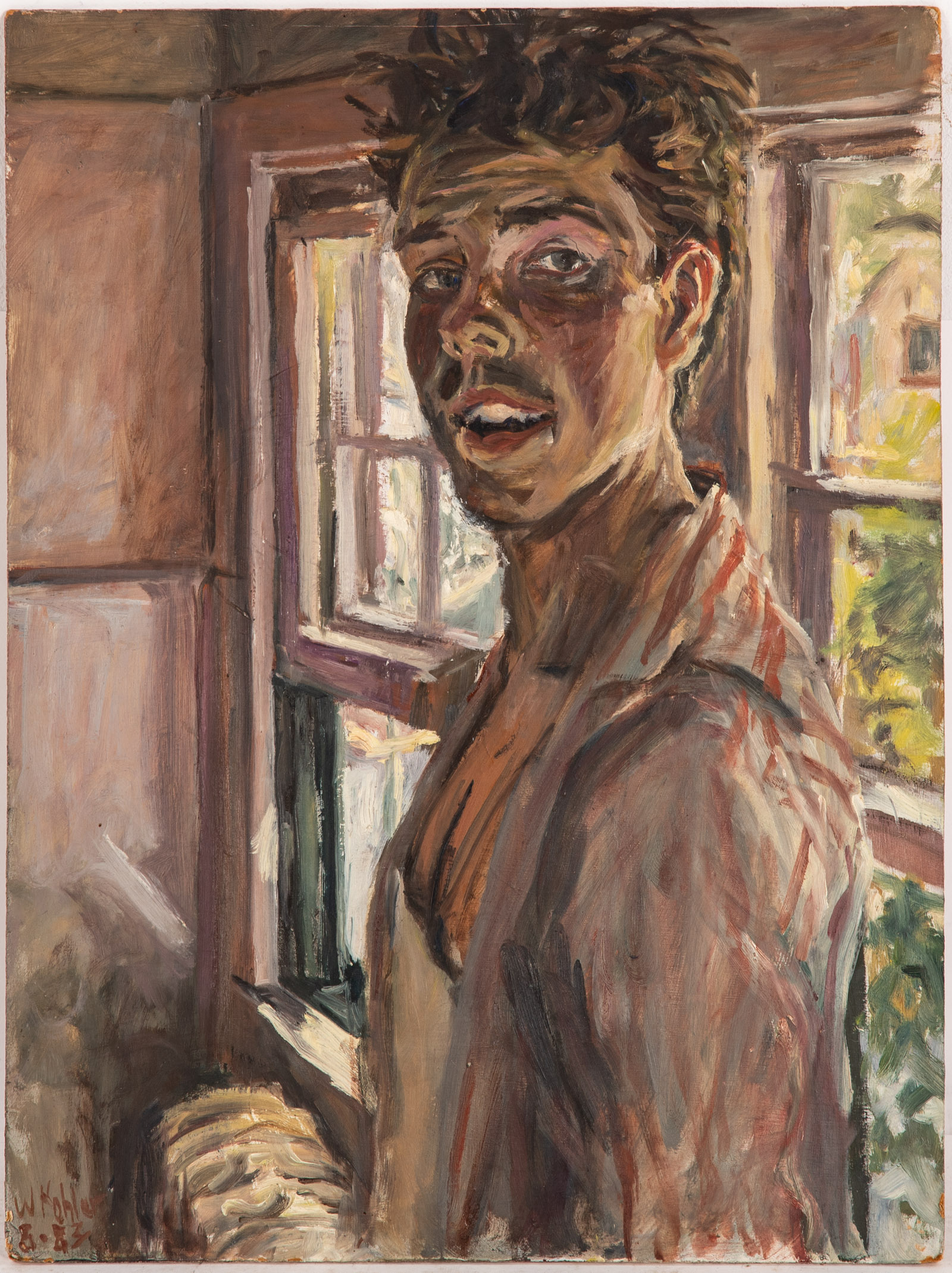 William Eckhardt Kohler. Self Portrait, oil | Alex Cooper - Fine Art