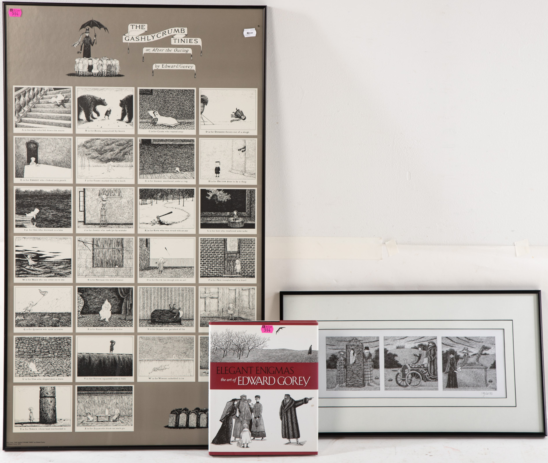 Edward Gorey Three Item Collector's Lot | Alex Cooper - Fine Art