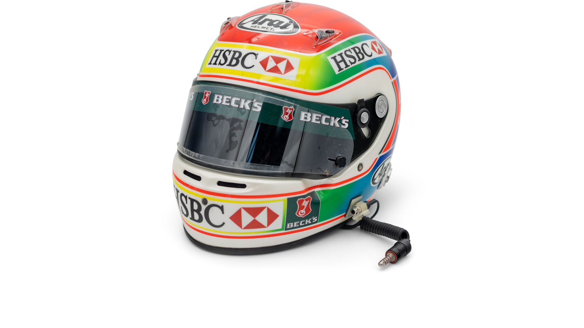 Justin Wilson 2003 Original Jaguar Helmet | Broad Arrow Auctions