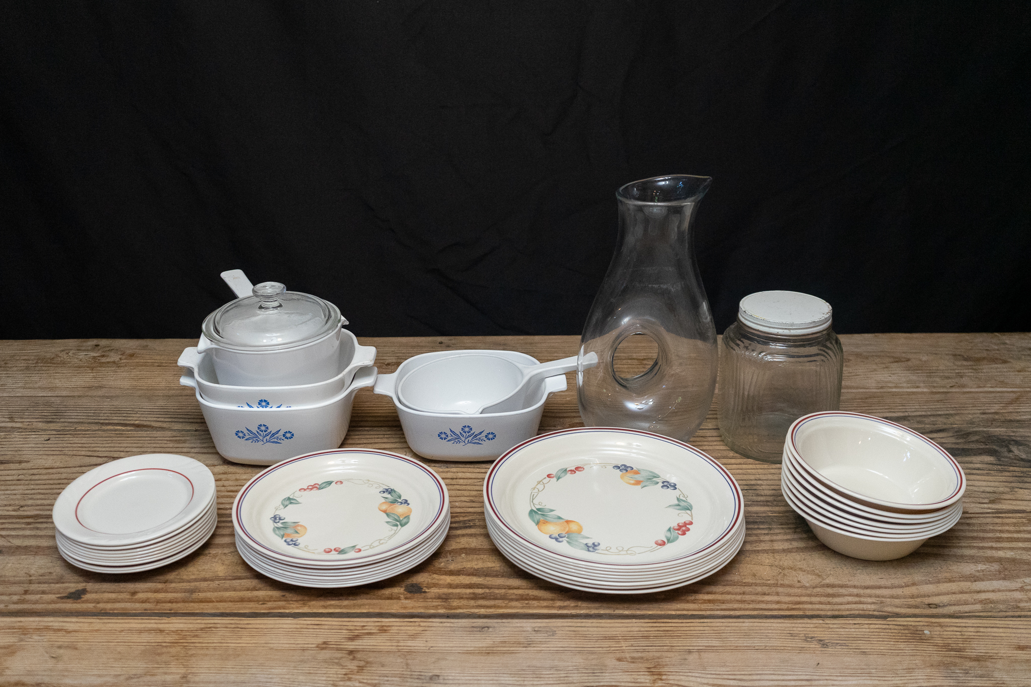 Corningware, Corelle, Pitcher and Canister Jar | Harritt Group, Inc
