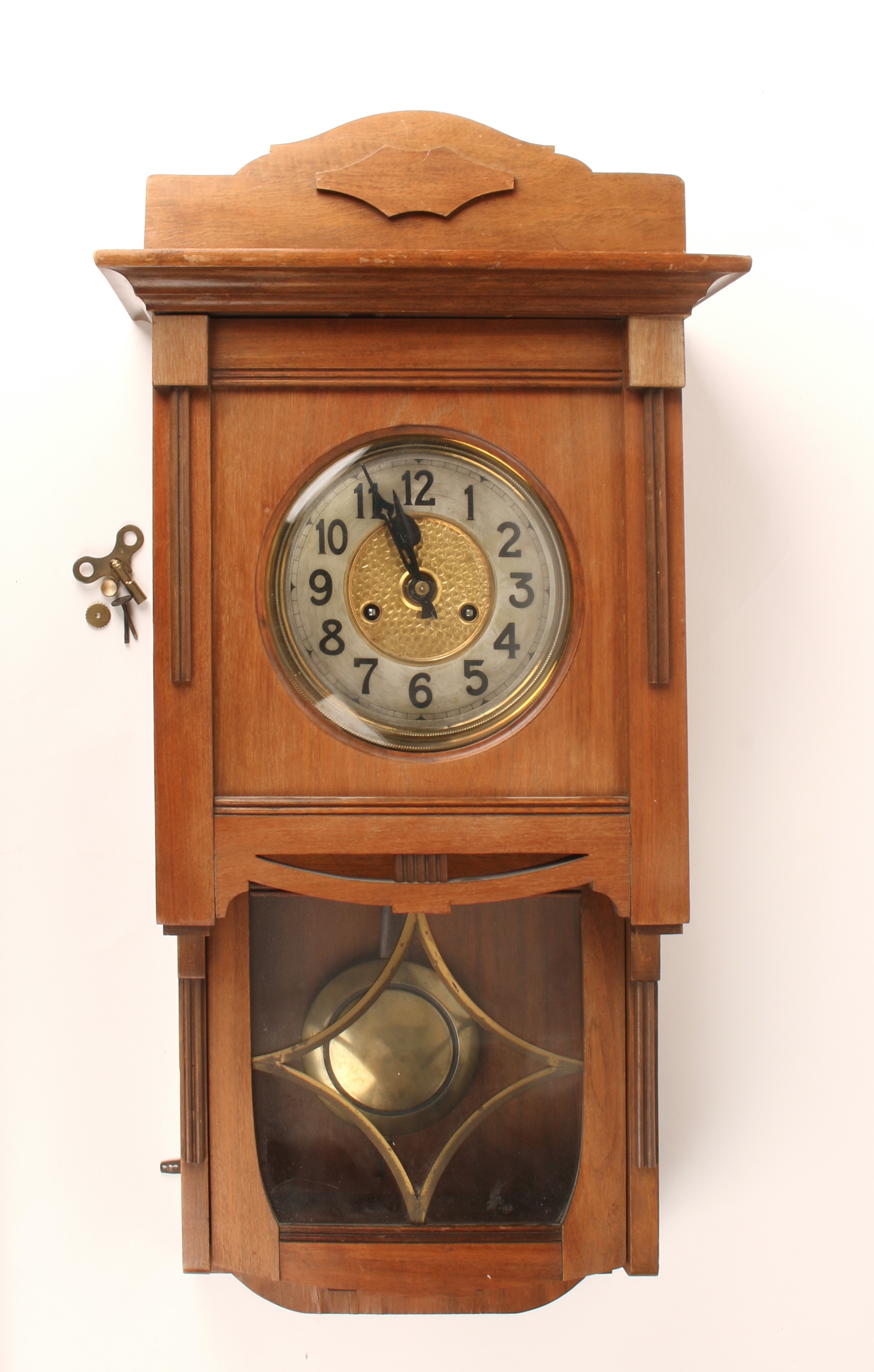 ANTIQUE GERMAN GUSTAV BECKER SILESIA WALL CLOCK | Barnebys