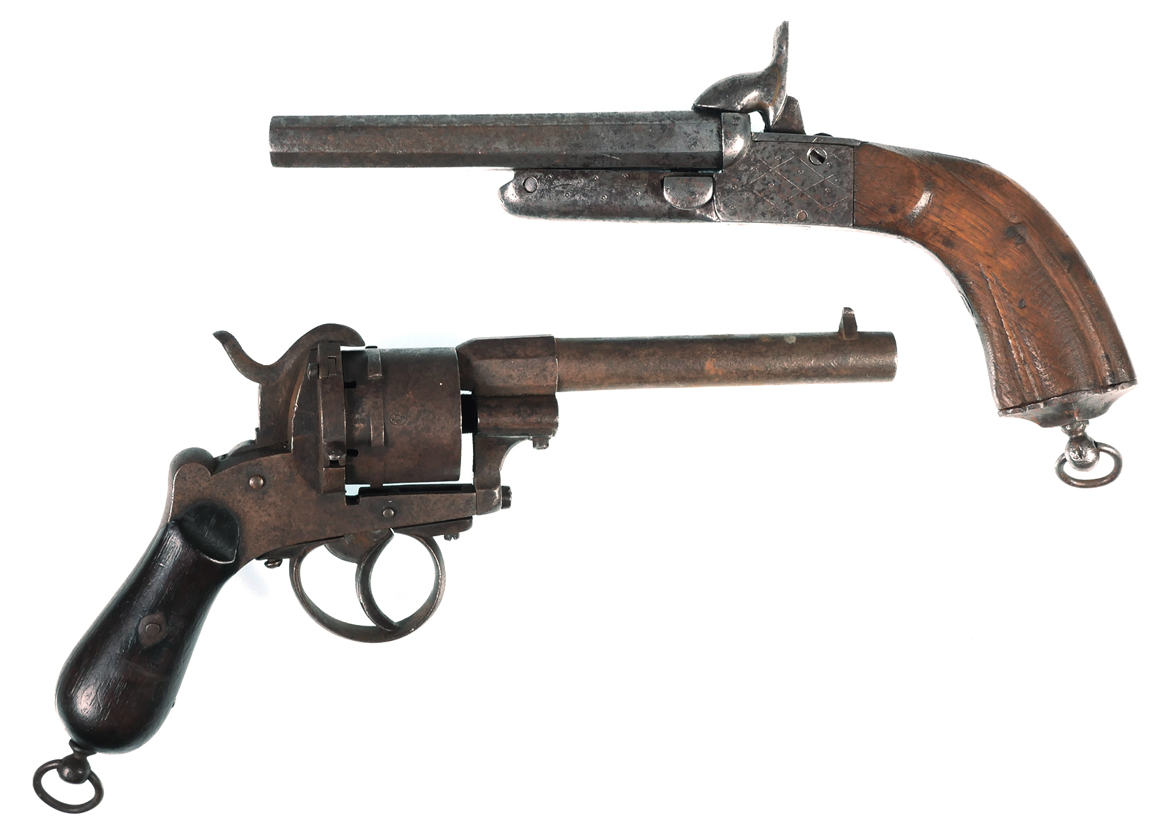 19C Continental Pinfire Pistols | Barnebys