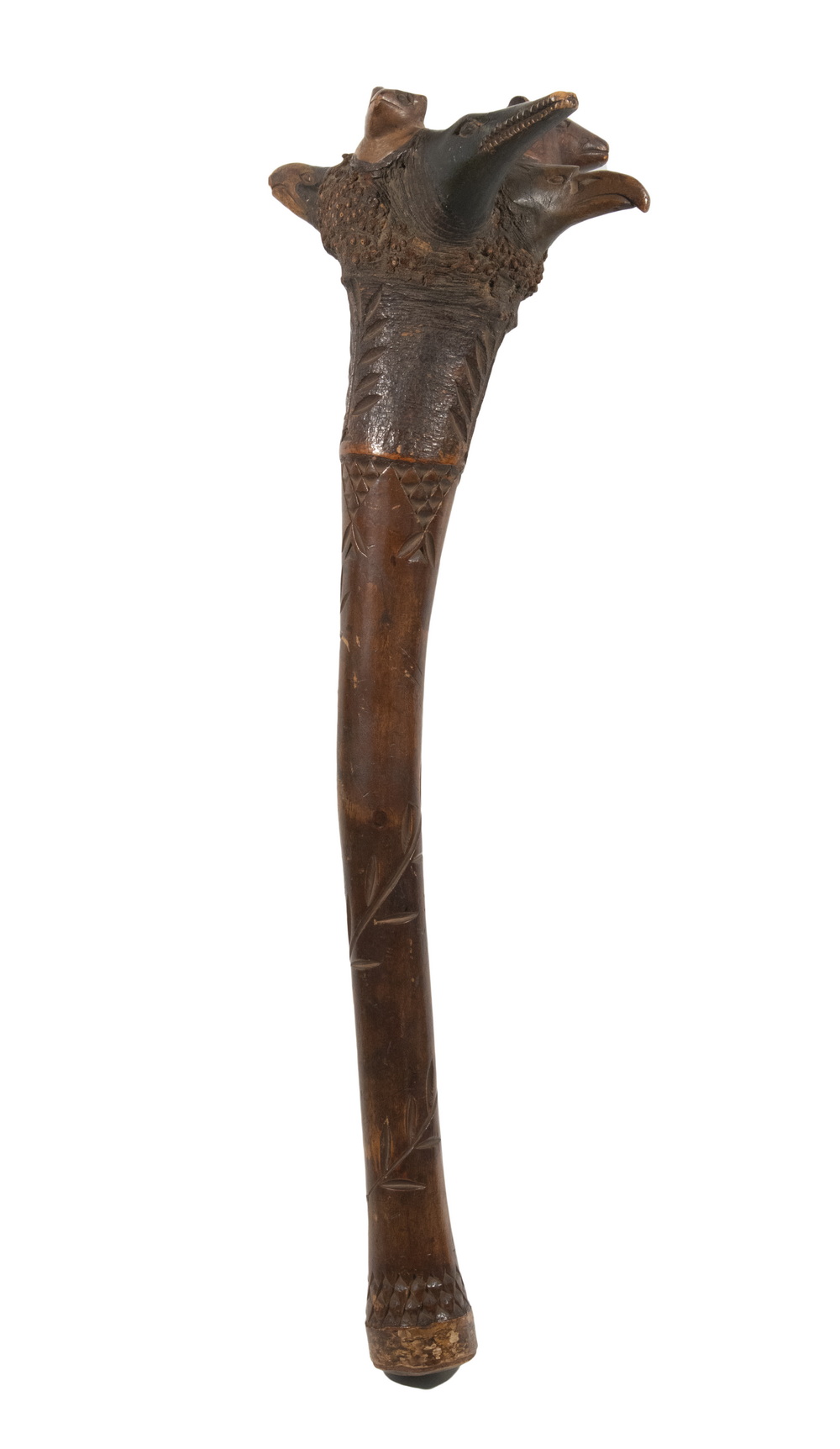 1795 PENOBSCOT CHIEF'S SCEPTRE, DISPLAYED AT THE SMITHSONIAN IN THE ...