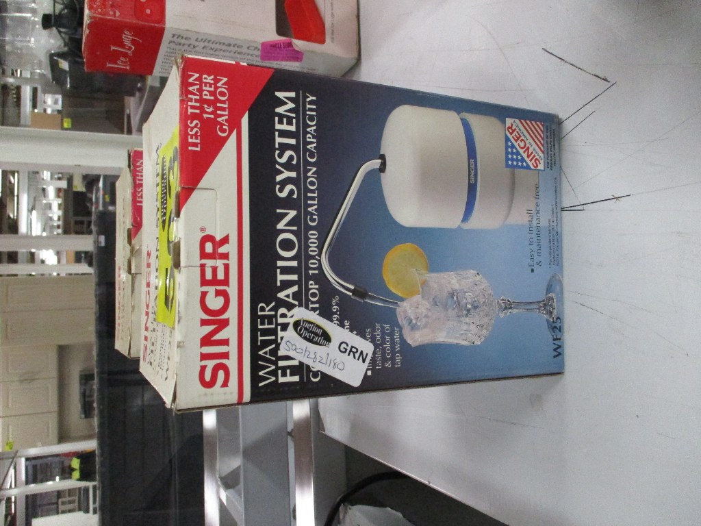 503 - 2 X SINGER WATER FILTRATION SYSTEM .. CONDITION: PLUS 15% VAT ...