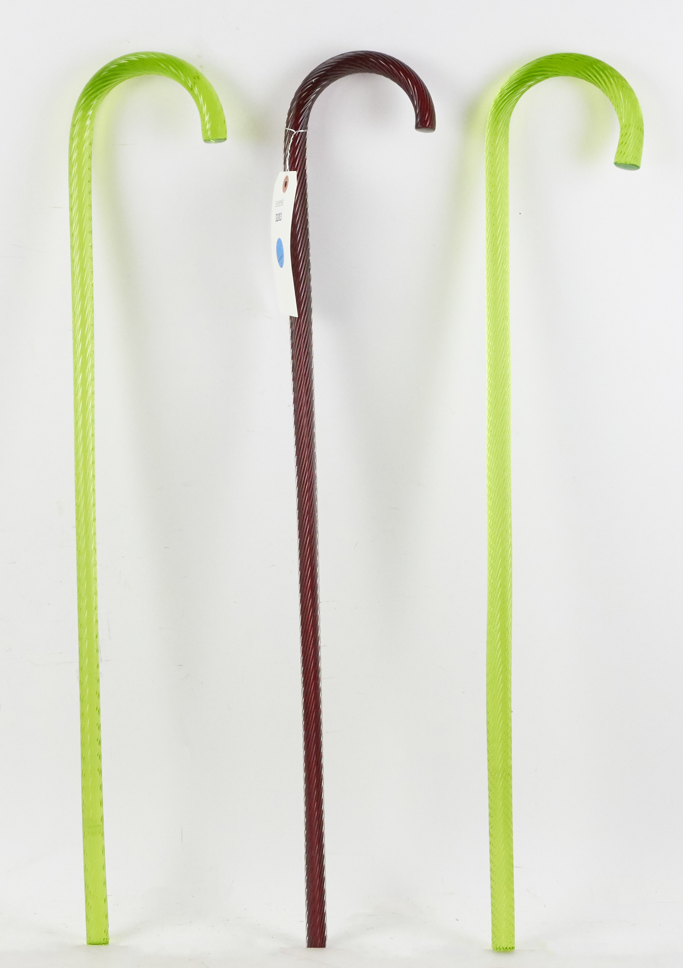 Three Glass Canes | Kaminski Auctions