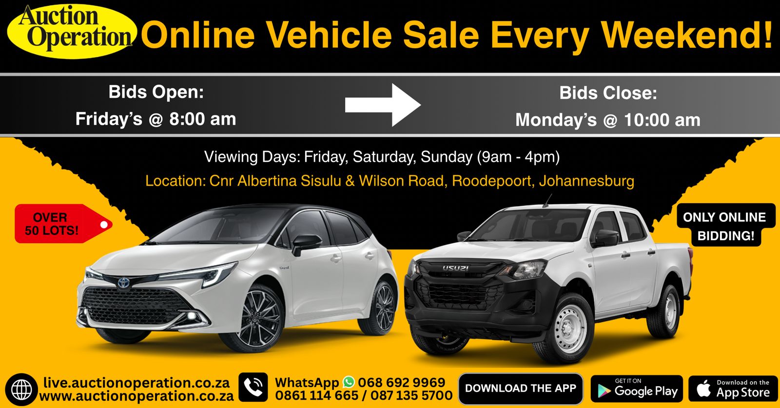 Upcoming Auctions | Auction Operation