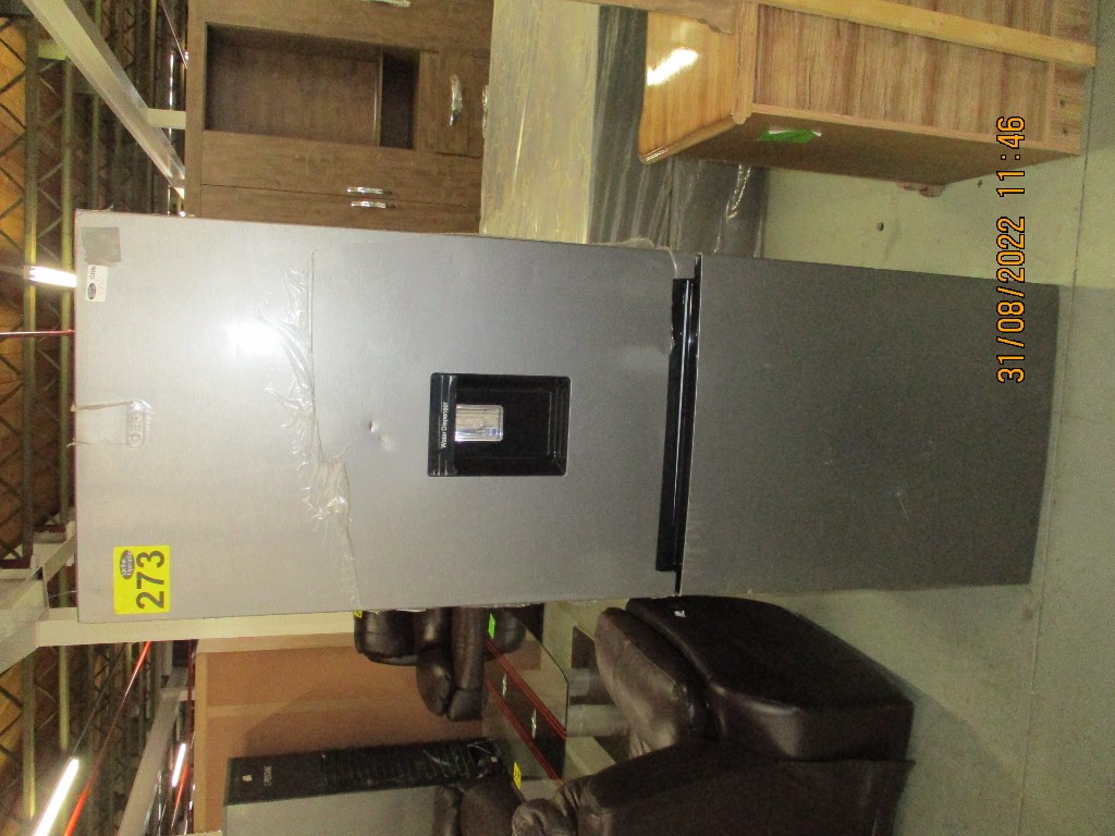 273 - 1 X DEFY FRIDGE FREEZER WITH WATER DISPENSER .. CONDITION: PLUS ...