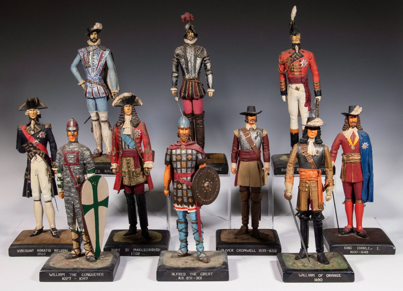 (10) ENGLISH HISTORIC FIGURES BY I.H. ARTHUR | Barnebys