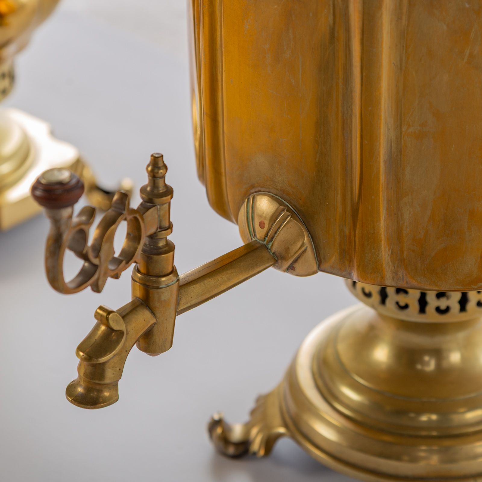 Two Brass Russian Samovars | Alex Cooper - Fine Art