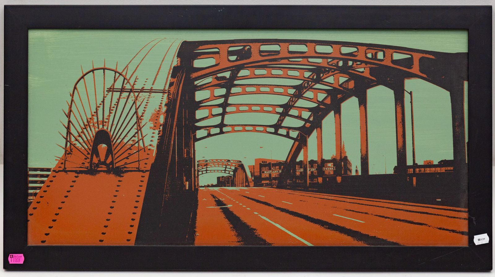 Charlie Barton. Howard Street Bridge, silkscreen | Alex Cooper - Fine Art