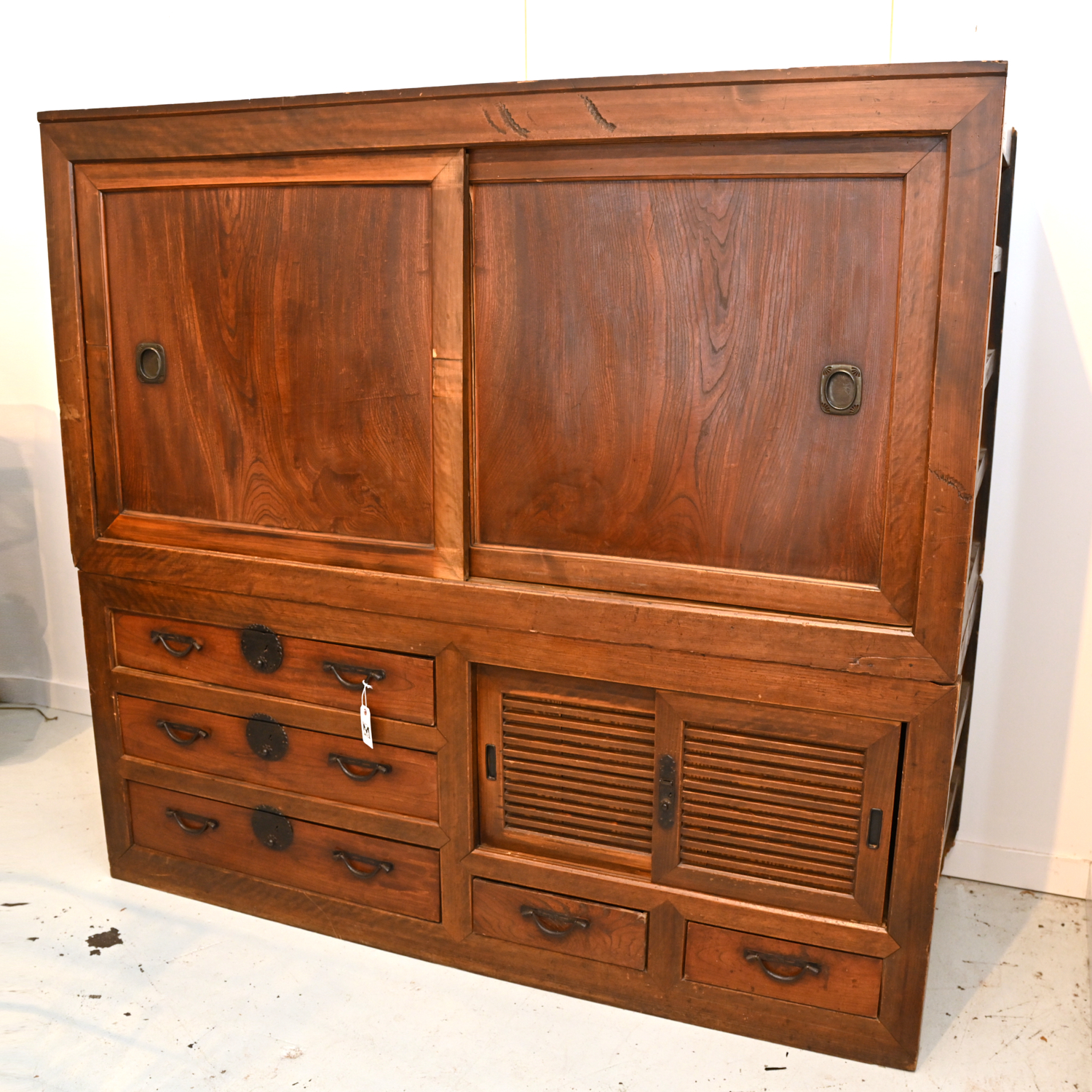 Antique Japanese Mizuya kitchen tansu | Barnebys