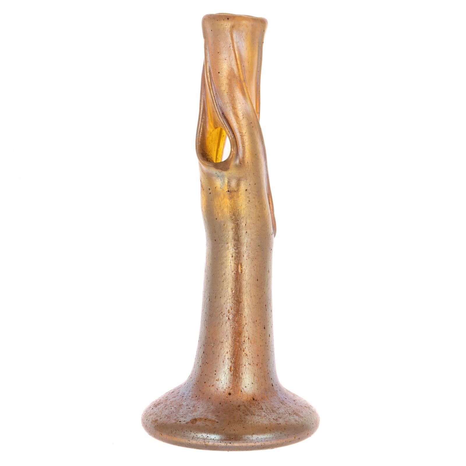 A Loetz Candia Papillon Tree Trunk Form Vase | Alex Cooper - Fine Art