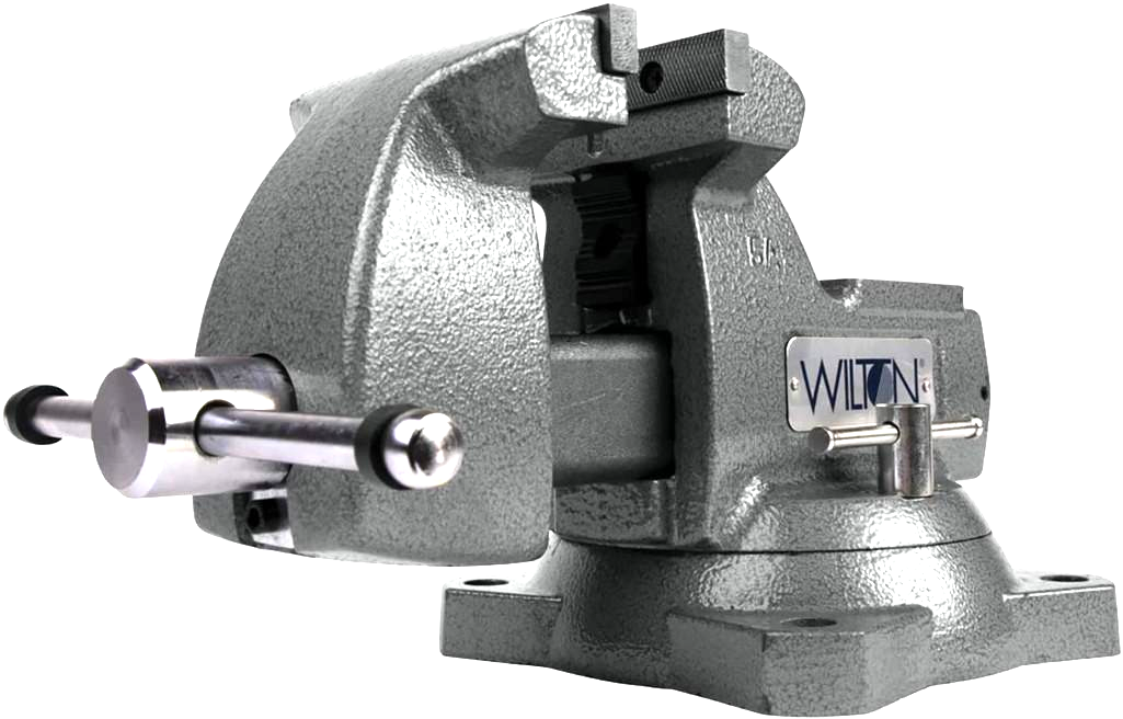 WILTON 5" Mechanics Bench Vise w/ Swivel Base, Large Anvil Work Surface ...