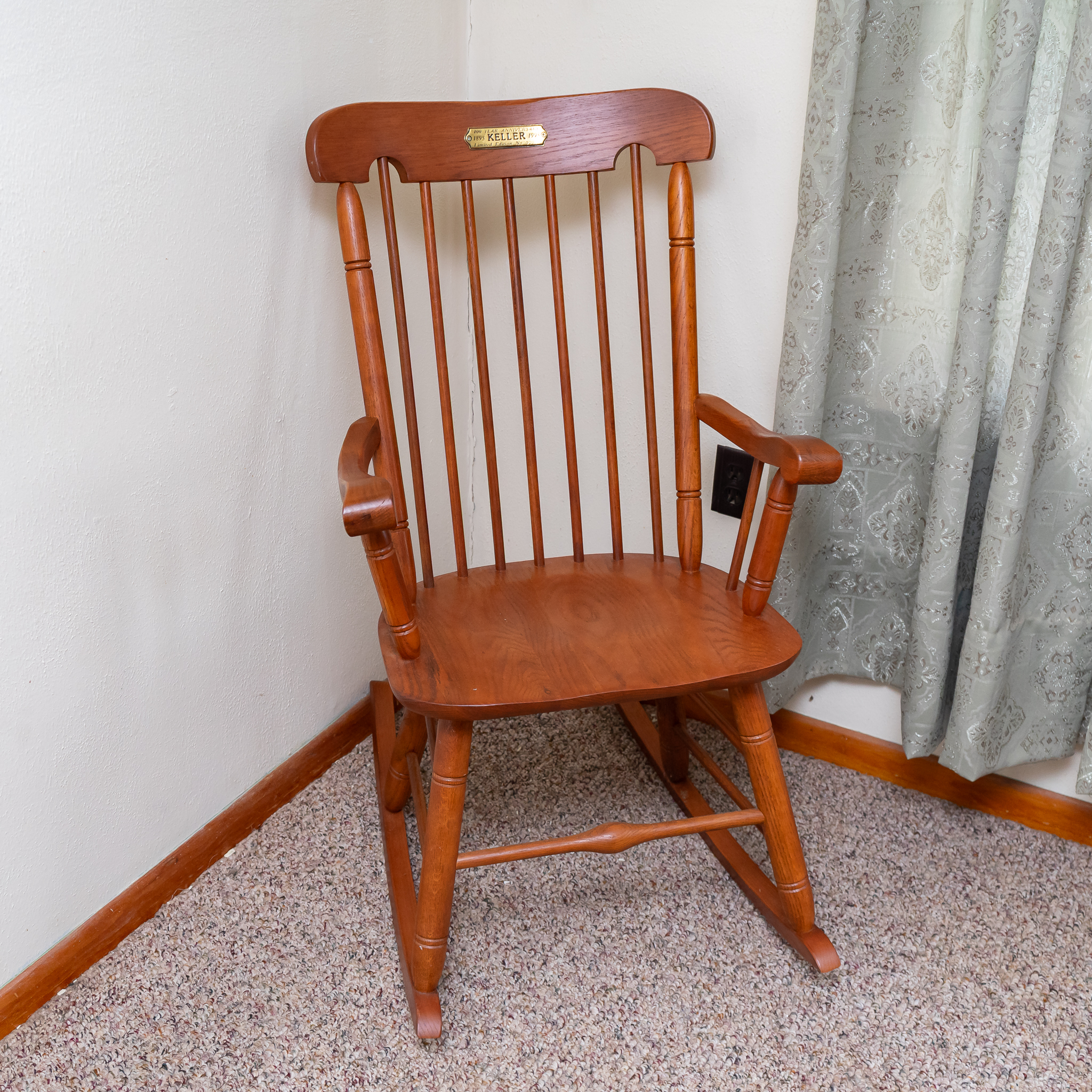 Keller Limited Edition 100 Year Anniversary Oak Rocking Chair | Harritt ...