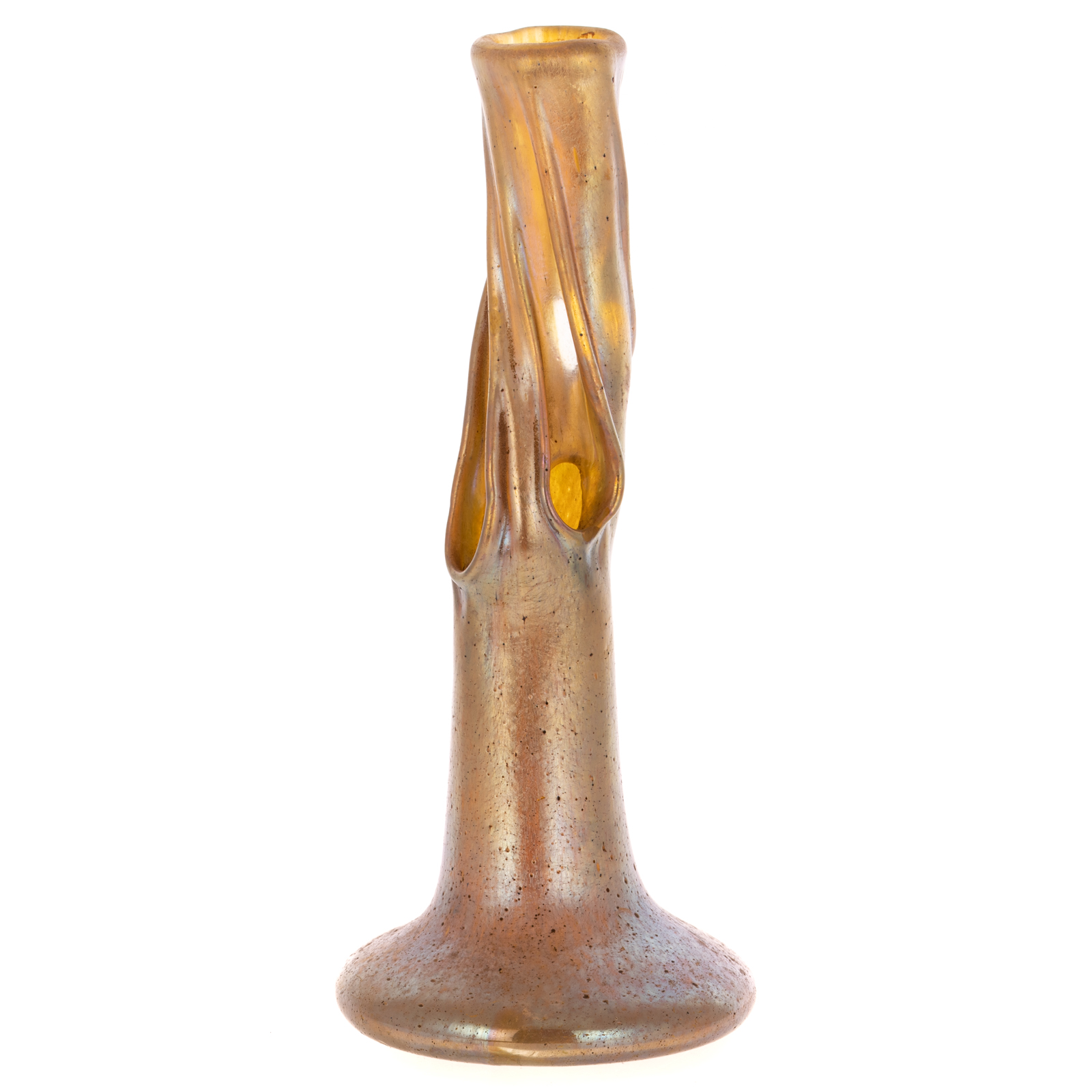 A Loetz Candia Papillon Tree Trunk Form Vase | Alex Cooper - Fine Art