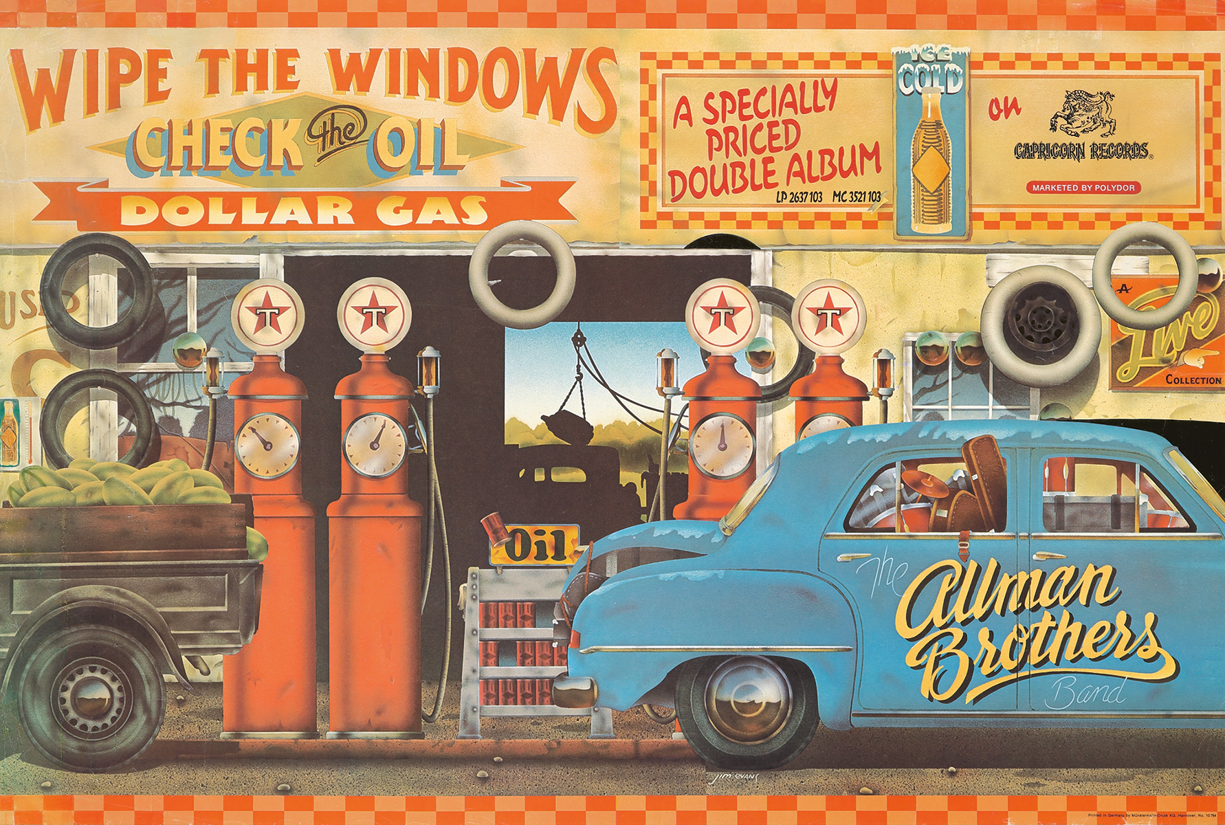 Allman Brothers / Wipe the Windows, Check the Oil, Dollar Gas. 1976 ...